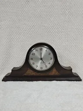 Accents | 192s Gilbert Tambour Vintage Wooden 8 Day Mantel Style Clock ...